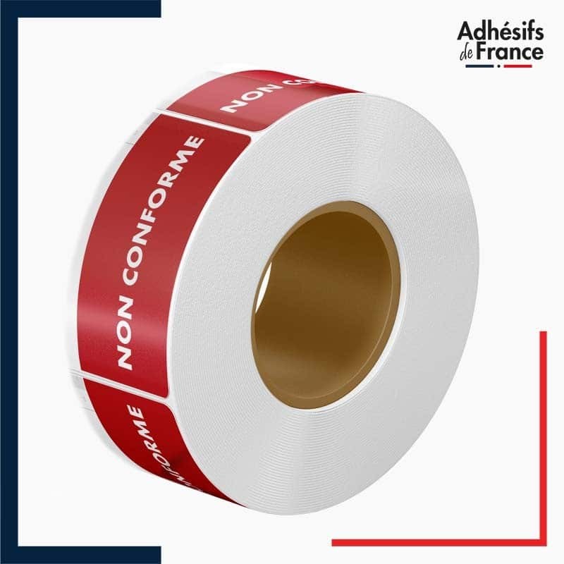 Etiquette non conforme - Adhésifs de France