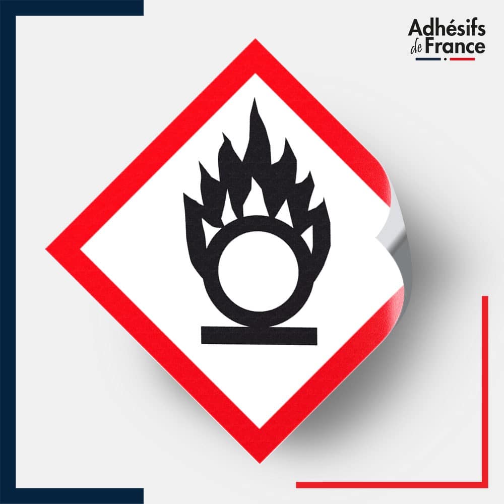 Planche d'étiquettes CLP - SGH03 - Risque comburant