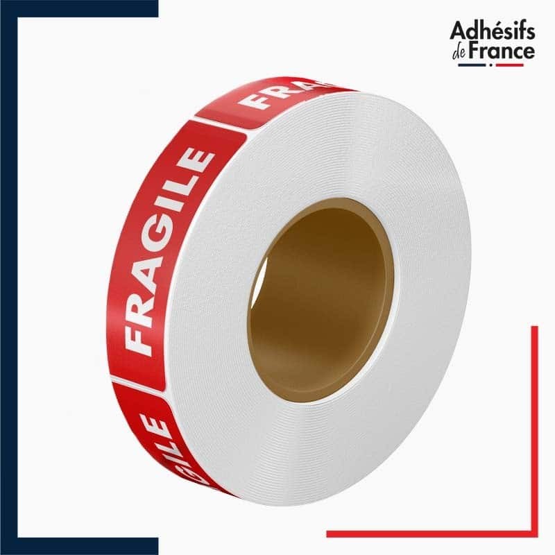 Etiquette Fragile - Autocollant pour colis - Adhésifs de France