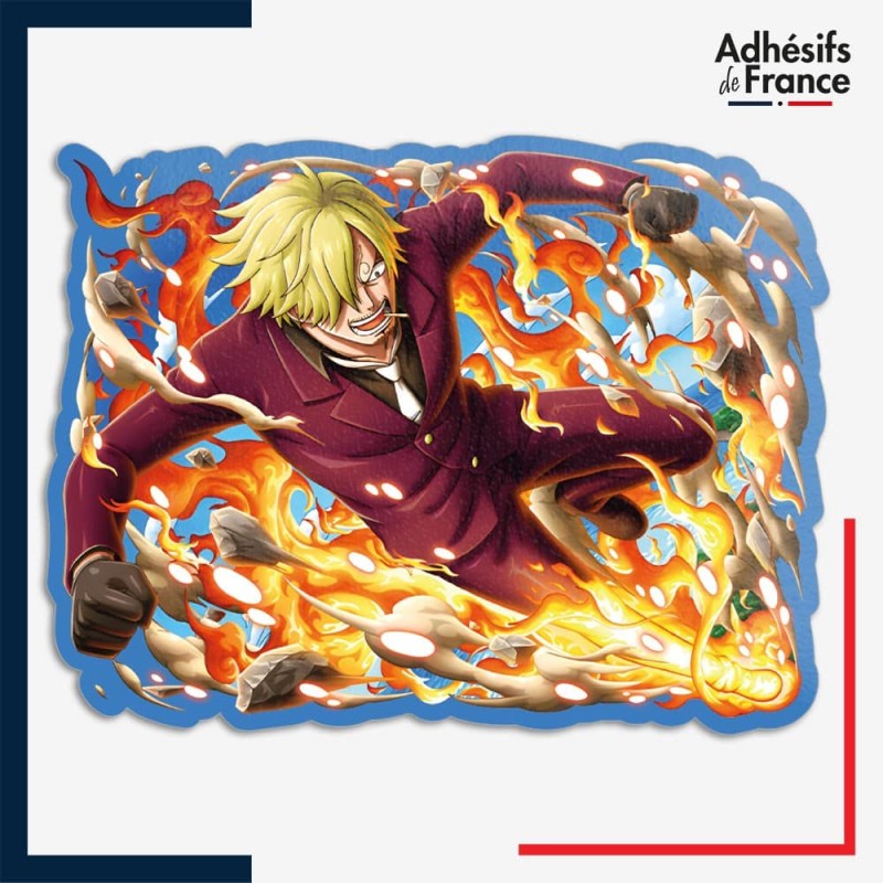 Sticker One Piece - Sanji diable jambe