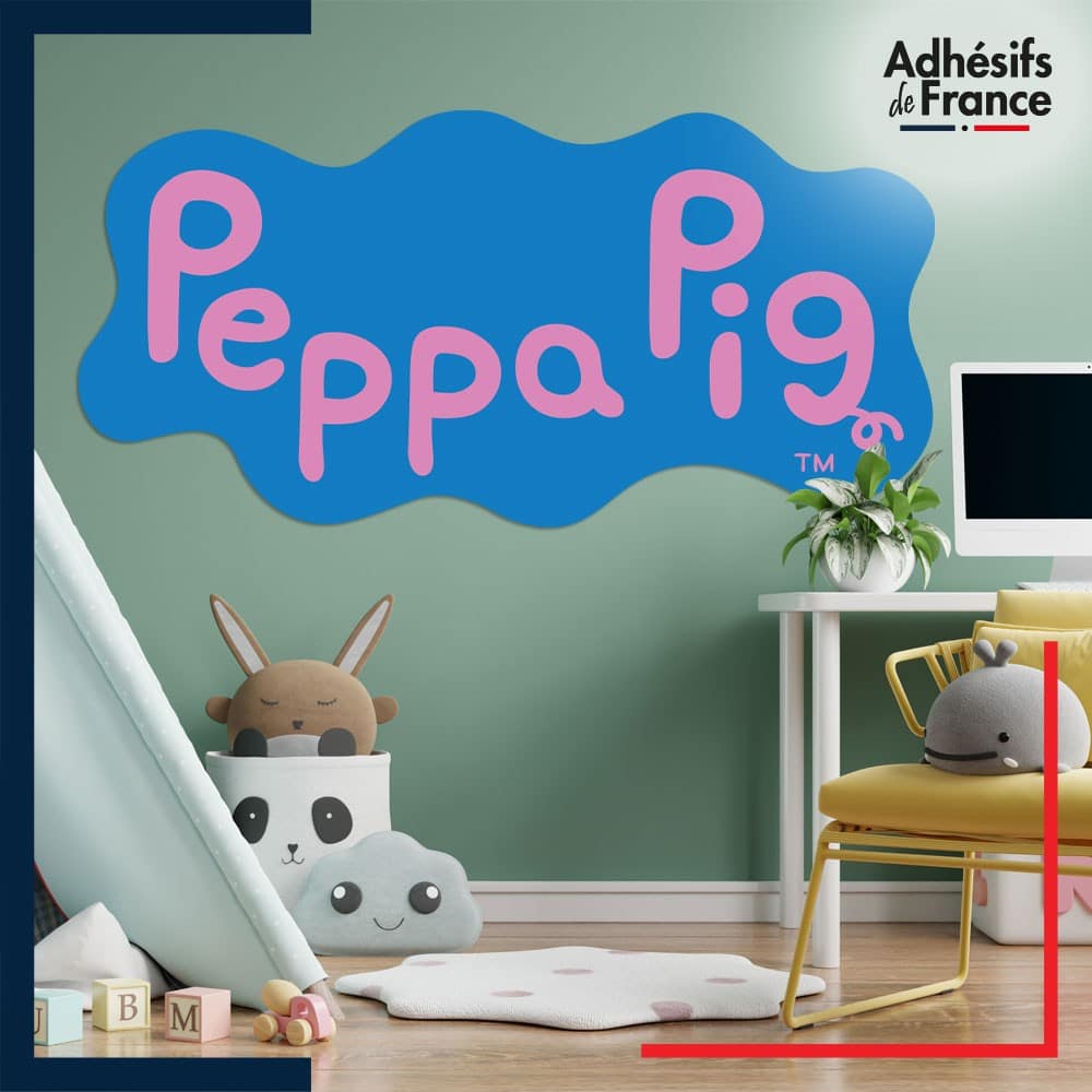Sticker Peppa Pig - Logo Peppa Pig